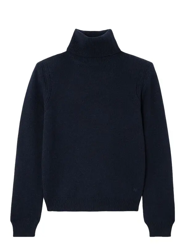 TOM FORD Cashmere Turtleneck Sweater - Navy