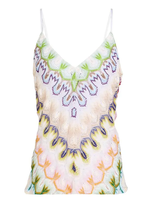 Missoni Crochet-knit Camisole - Ivory