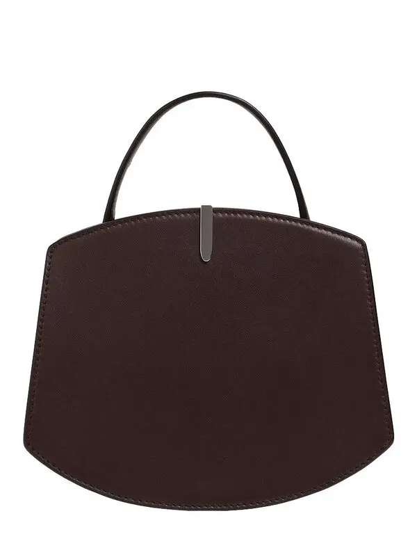 Savette Florence 20 Leather Tote - Dark Brown