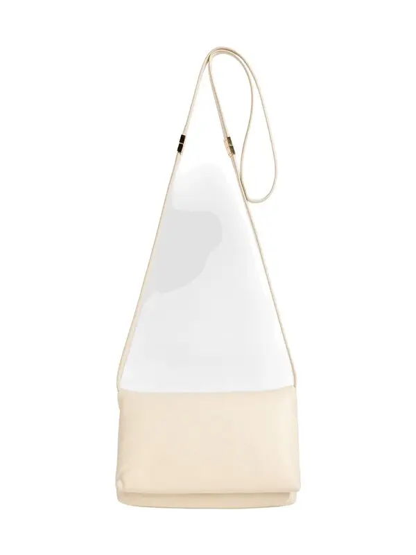 Marni Prisma Padded Leather Shoulder Bag - Ivory