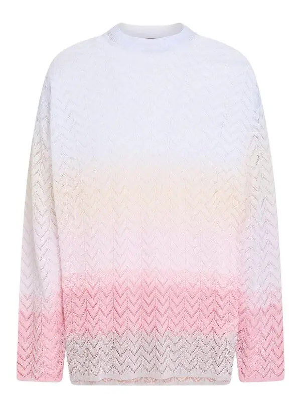 Missoni Crochet-knit Sweater - Baby Pink