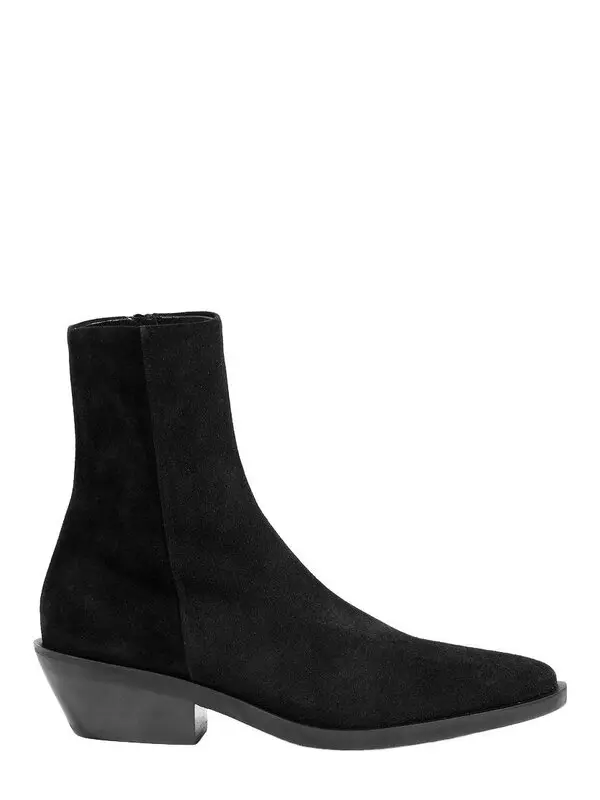 A.emery Hudson Suede Ankle Boots - Black