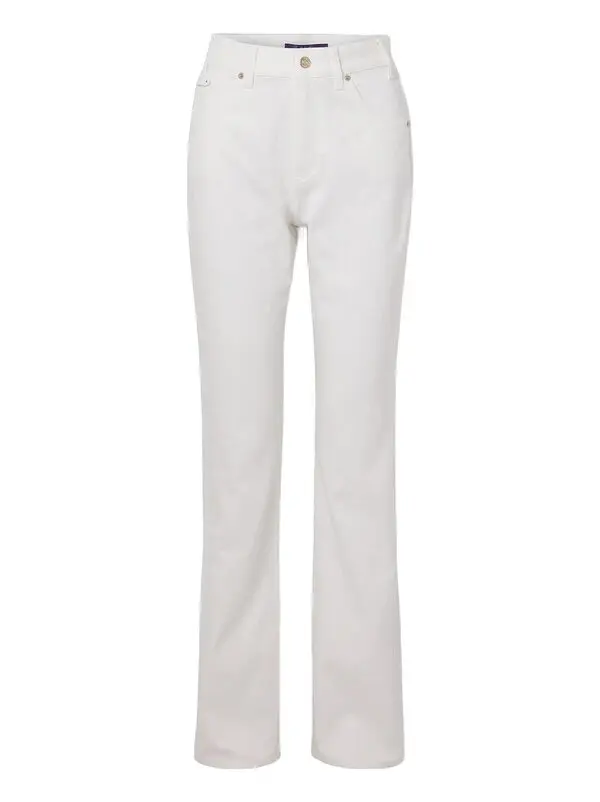 Ralph Lauren Kaida High-rise Bootcut Jeans - White