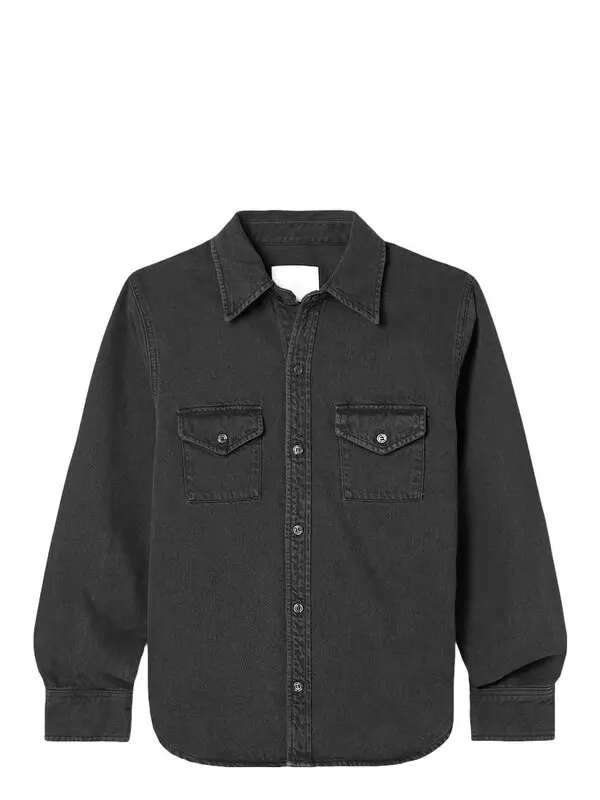 Citizens Of Humanity Baby Shay Denim Shirt - Black