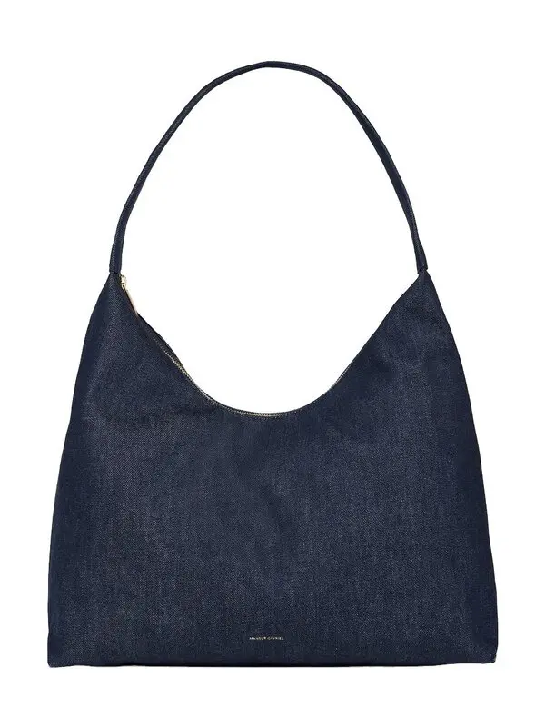 MANSUR GAVRIEL Maxi Candy Denim Shoulder Bag - Dark Denim