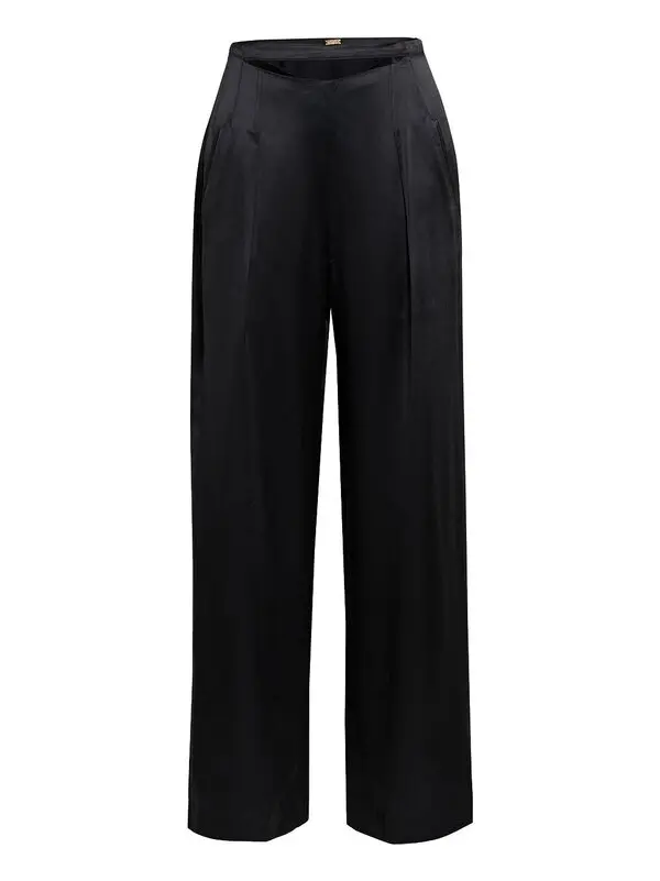 Cult Gaia Tasha Cutout Wide-leg Pants - Black