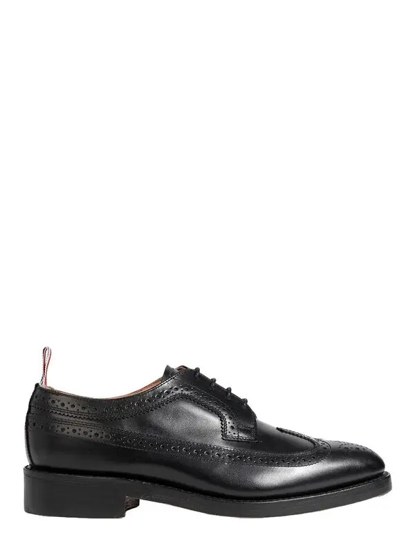 Thom Browne Laser-cut Leather Brogues - Black