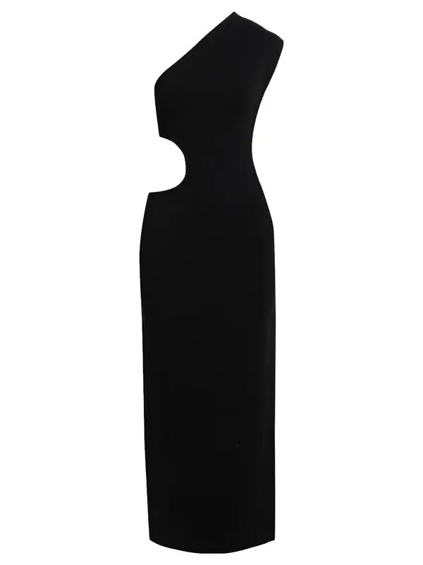 Cult Gaia Linnea One-shoulder Maxi Dress - Black