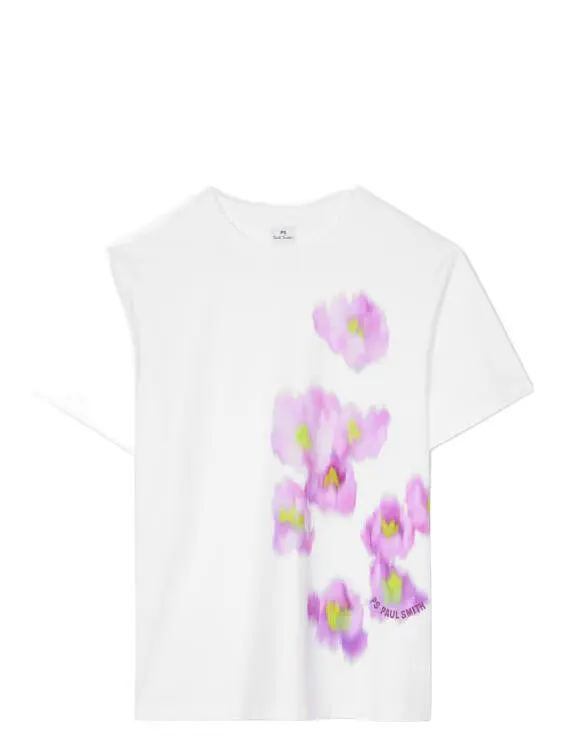 Paul Smith Floral Print T-shirt - White
