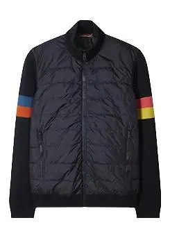 Paul Smith Mixed-media Jacket - Blue