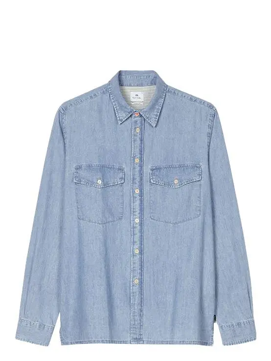 Paul Smith Casual-fit Denim Shirt - Blue