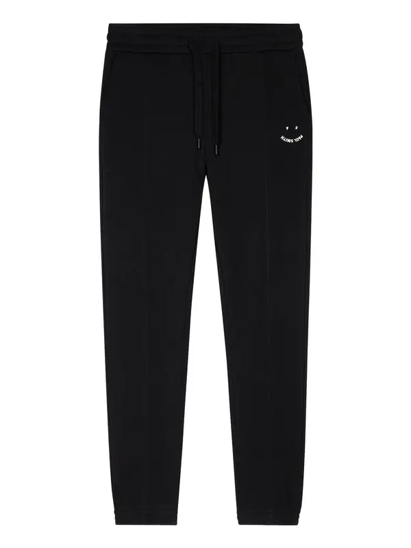 Paul Smith Happy' Embroidery Sweatpants - Black