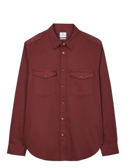 Paul Smith Gart Dyed Shirt - Red