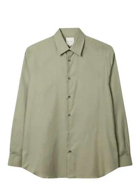Paul Smith Sage Cotton Shirt - Green
