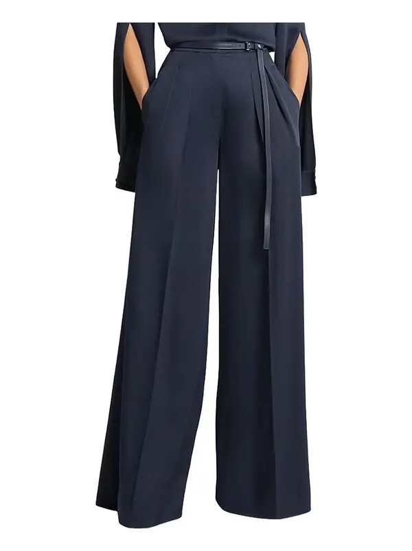 Michael Kors Satin Palazzo Pants - Midnight