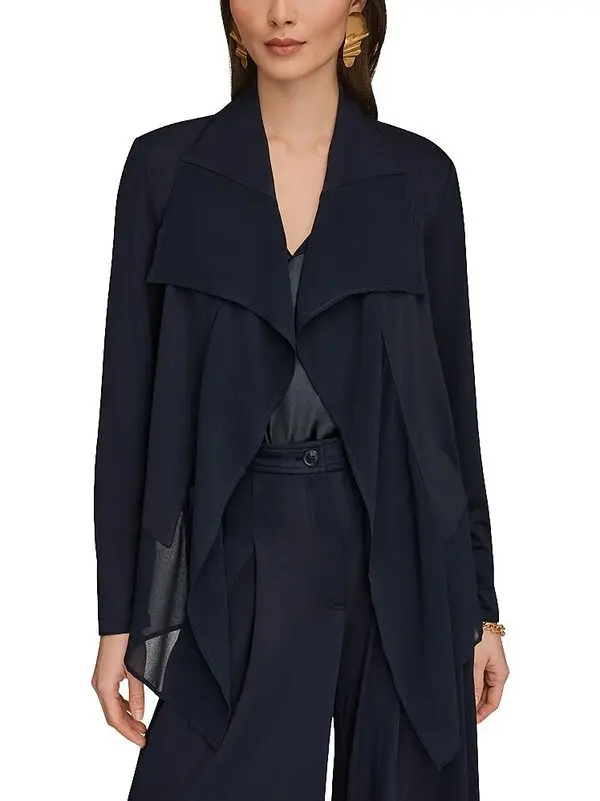 Donna Karan New York Mixed Media Jacket - Nightfall