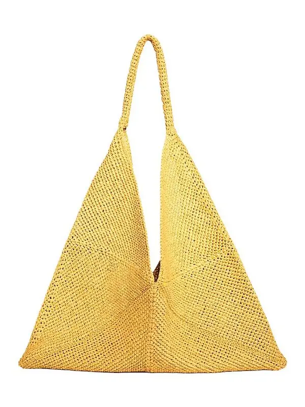 A.L.C. Sid Raffia Tote Bag - Desert Palm