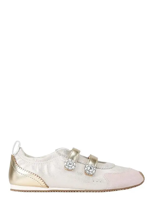Kurt Geiger Islington Mary Jane Flats - Open White