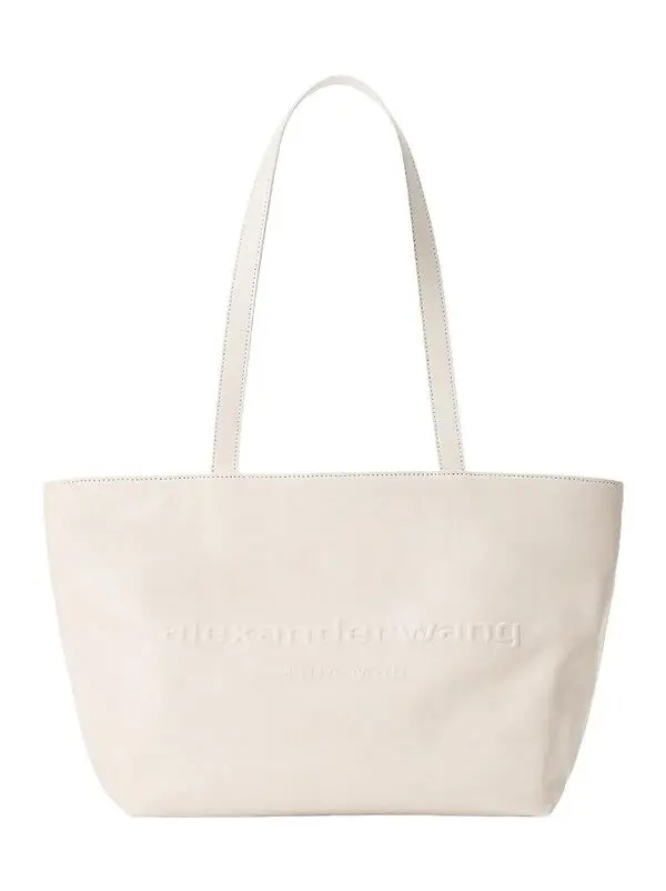 Alexander Wang Punch Medium Leather Tote Bag - Vanilla