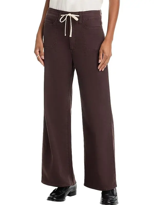 Paige Ari High-rise Wide-leg Jeans - Rich Chocolate