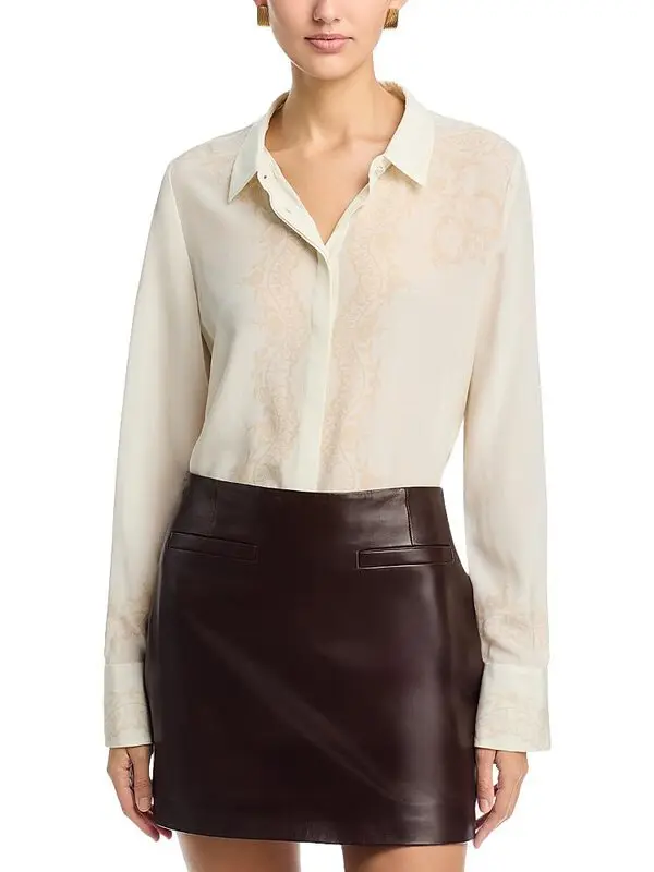 Kobi Halperin Serena Silk Blouse - Ivory Multi