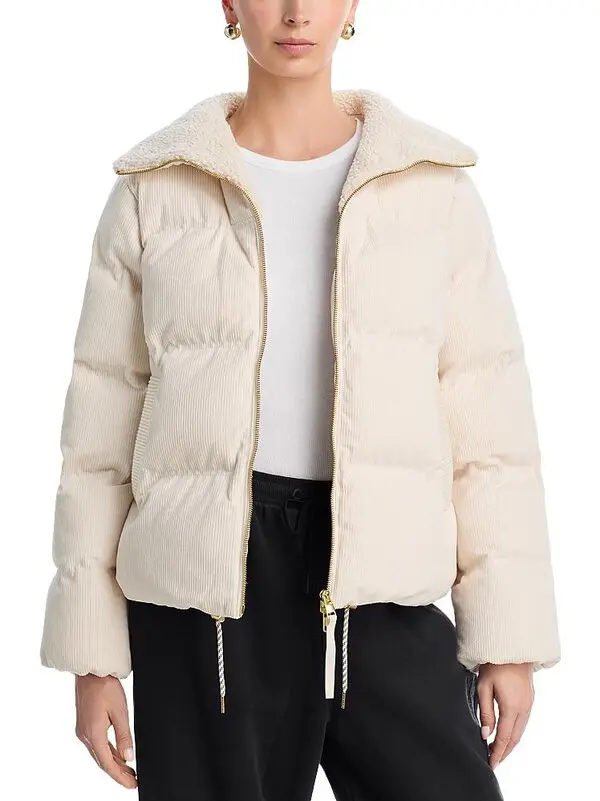 Varley Brackley Cord Puffer Jacket - Birch