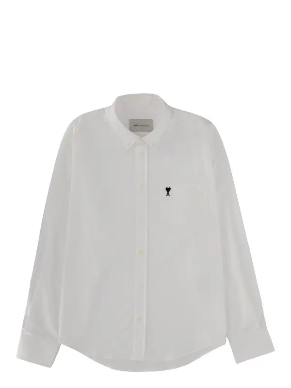 Ami Shirt With Logo - White