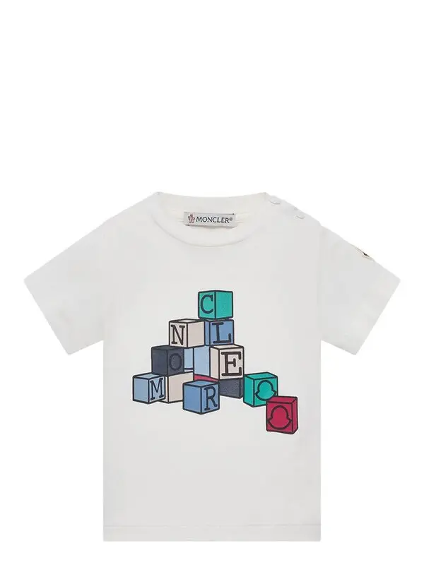 Moncler Cubes T-shirt - White