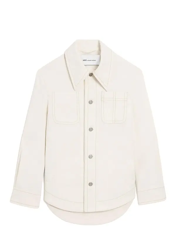 Ami Worker Jacket - White