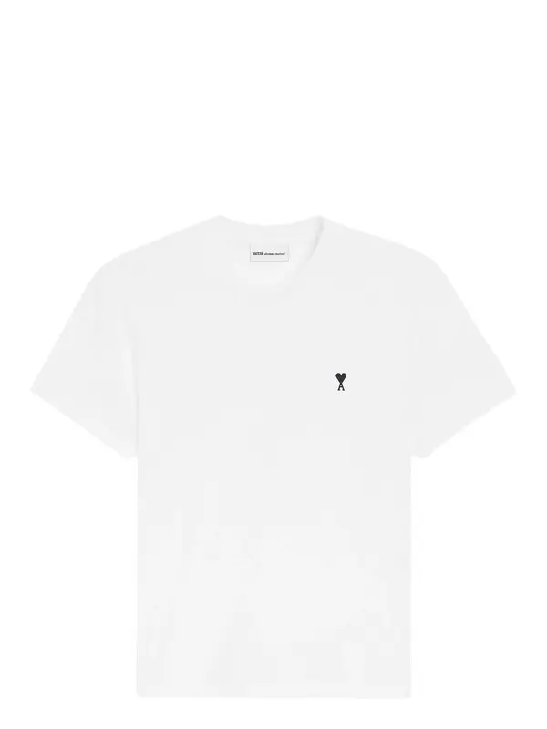 Ami T-shirt With Logo - White