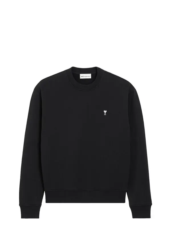 Ami Logo Sweatshirt - Black