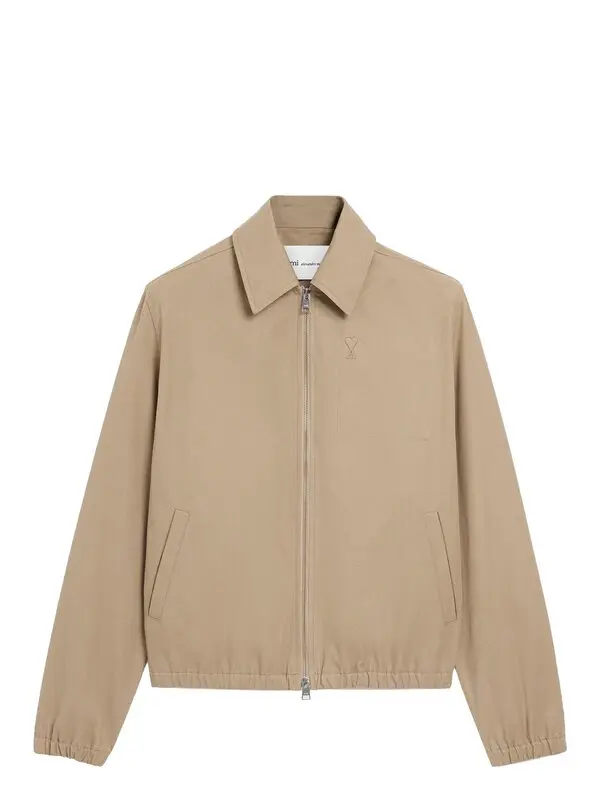 Ami Logo Jacket - Beige