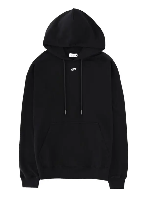Off-White Sweatshirt With Logo - Black