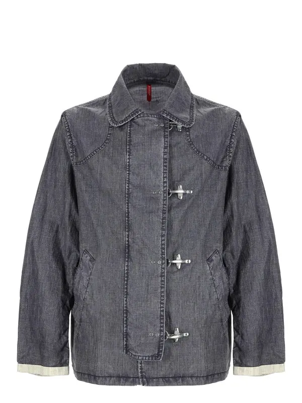 FAY Four-hook Jacket - Blue