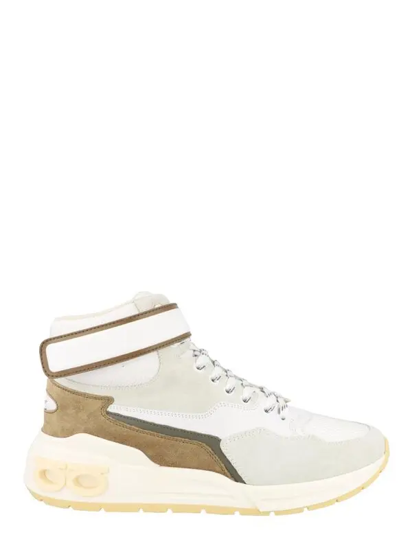 FERRAGAMO Cosma High-top Sneaker - White