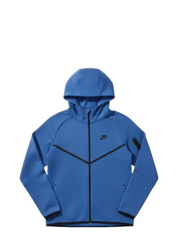 Nike Tech Fleece Windrunner Full Zip Hoodie - Game Royal/black