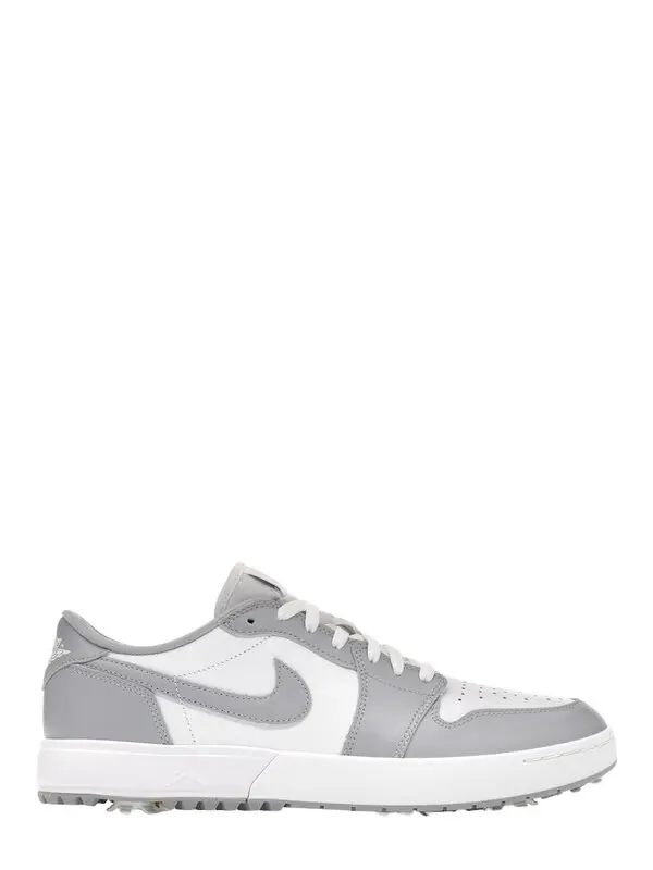 JORDAN 1 Low Golf Sneakers - Wolf Grey/white