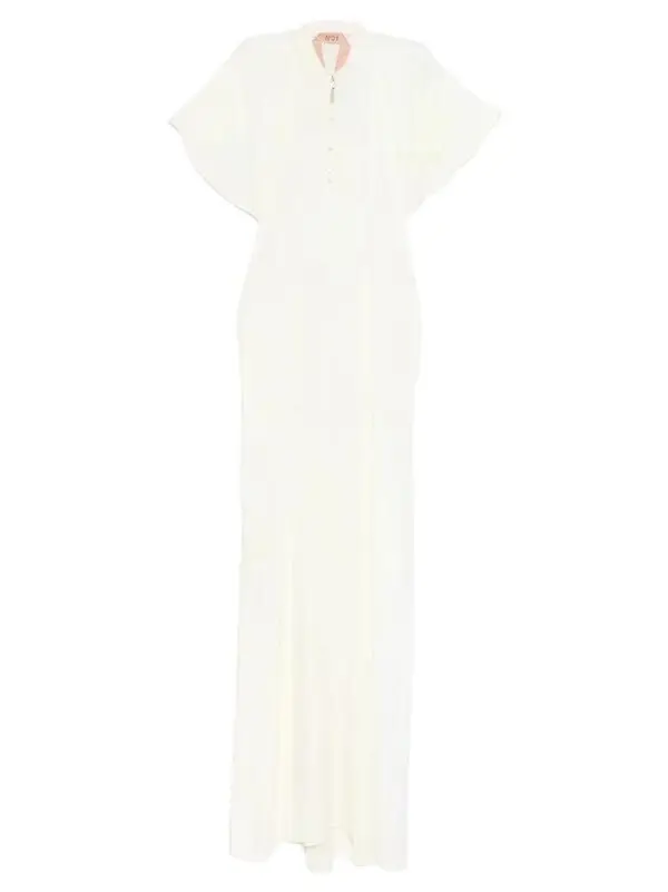 N°21 Buttoned Dress - Neutrals
