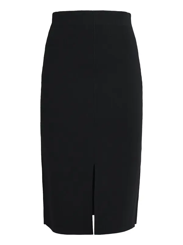 JOSEPH Milano Knit Midi Skirt - Black