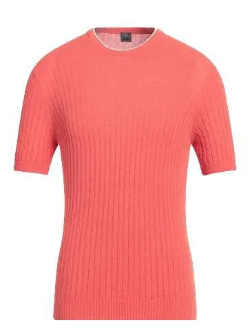 Fedeli Sweater In Cotton And Polyamide - Tomato Red
