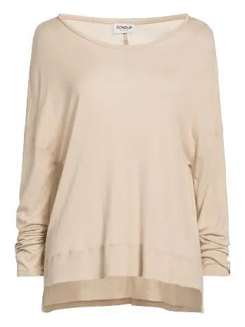 DONDUP T-shirt In Modal And Silk - Beige