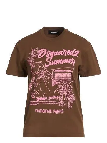 Dsquared2 Printed T-shirt - Brown