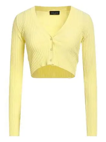 ROBERTO COLLINA Long Sleeve Buttoned Cardigan - Yellow
