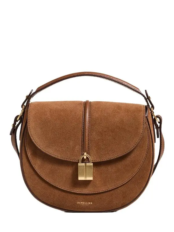 DEMELLIER Siena Saddle Bag - Deep Tan/tan