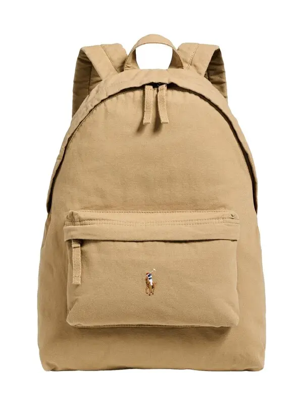 Polo Ralph Lauren Canvas Zipper Backpack - Tan