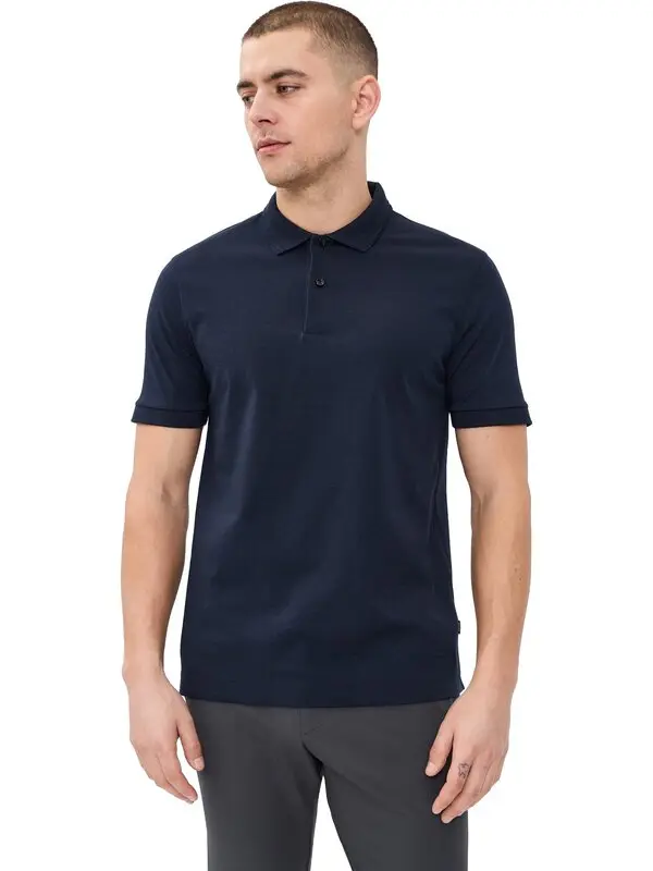 BOSS Parlay Short Sleeve Polo - Dark Blue