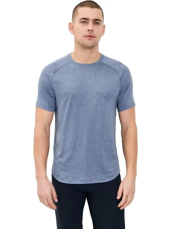 RHONE Atmosphere Tee - Shale Blue Heather