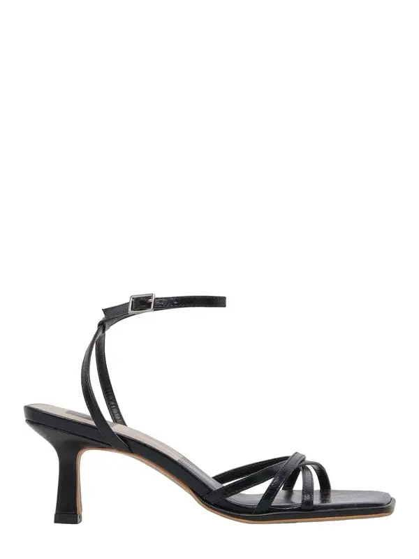 DOLCEVITA Manji Wide Heel - Midnight Patent Leather