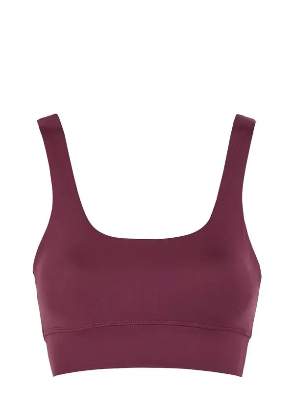 Varley Freesoft Cori Stretch-jersey Sports Bra Top - Burgundy
