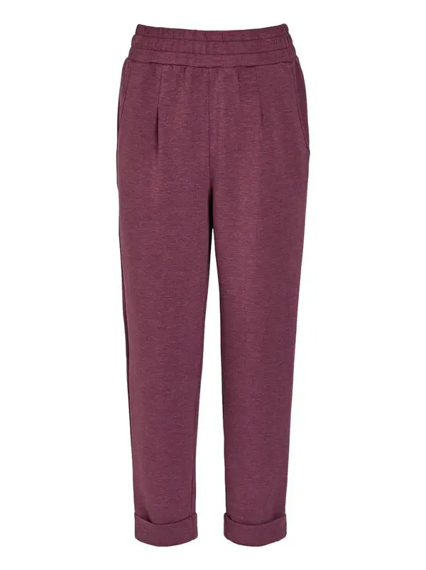 Varley The Rolled Cuff 25in Pant - Burgundy